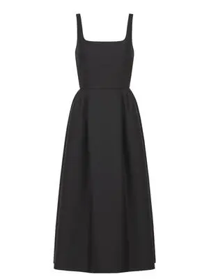 Dior Belted Mid-length Dress - Black