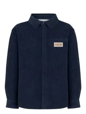 Dior Long-sleeved Jacket And Shirt - Navy Blue