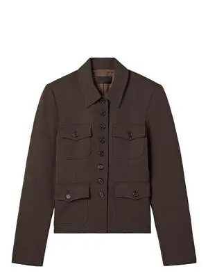 NILI LOTAN Nili Lotan Jamison Wool-Twill Jacket