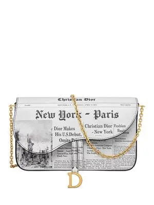 DIOR Dior Medium Saddle Pouch With Chain