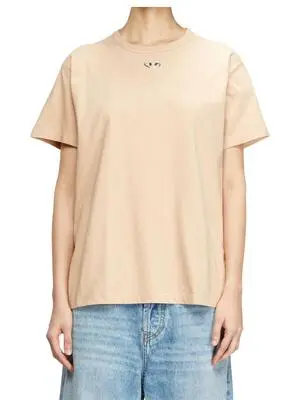 DIESEL® Metallic Oval D T-shirt - Beige