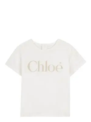 Chloé Logo-print T-shirt - White