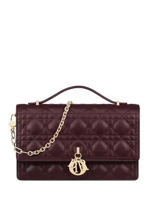 DIOR Dior Quilted Leather Flap Shoulder Bag