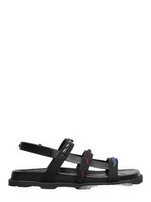 Moncler Vera Isla Leather Sandals Black