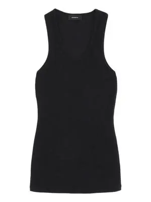 Wardrobe.NYC Ribbed Vest - Black