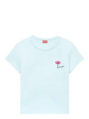 Kenzo Floral Logo T-shirt - White