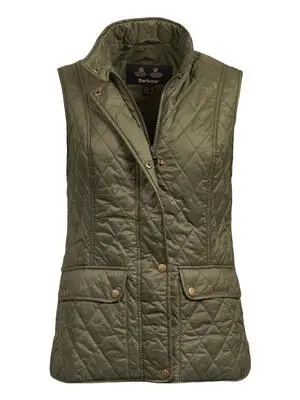 Barbour Quilted Logo Vest - Green