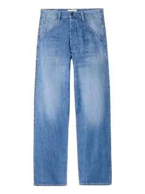 NILI LOTAN Belt Loops Jeans - Blue