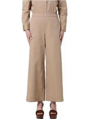 Max Mara Elasticated Wide-leg Trousers - Camel