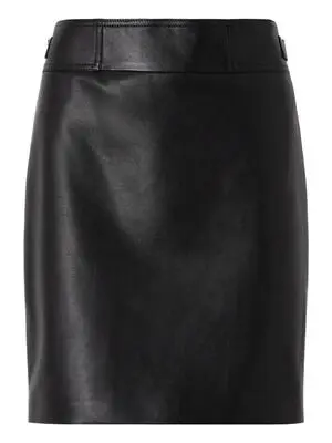 MAGDA BUTRYM Magda Butrym Leather Midi Skirt