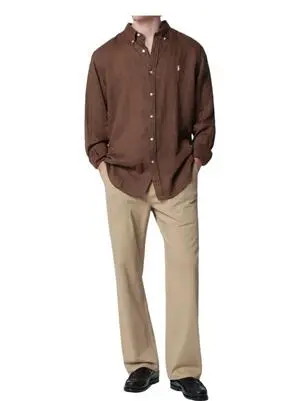 ENTIRE STUDIOS Belted Casual Pants - Beige