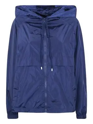 SEMICOUTURE Zip-up Hooded Jacket - Blue