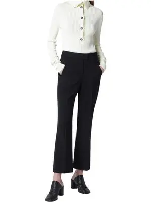 ENTIRE STUDIOS Flared Casual Pants - Black