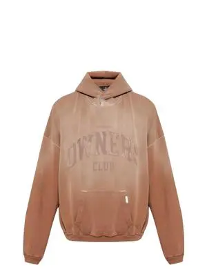 REPRESENT Long-sleeved Hooded Sweatshirt - Ochre