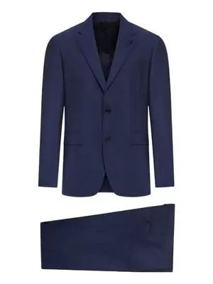 LARDINI Two Piece Tailored Suit - Blue