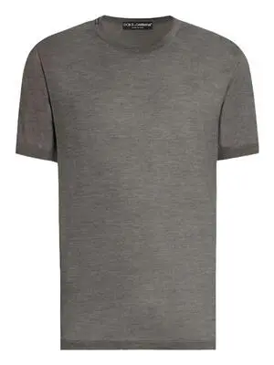 Dolce & Gabbana Dolce Gabbana Short-sleeved T-shirt - Gray
