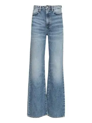 ICON DENIM LOS ANGELES High-waisted Flared Jeans - Blue