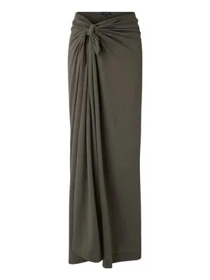 Soeur Pleated Waist Skirt - Black