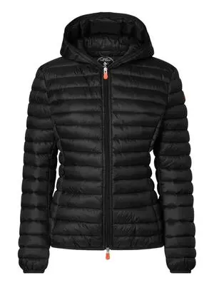 SAVE THE DUCK Daisy Hooded Puffer Jacket - Black