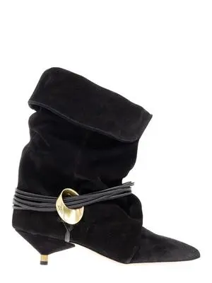 Isabel Marant Étoile Edrika Draped Boots - Black