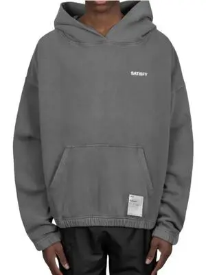 SATISFY Satisfy Long-Sleeved Hooded Sweatshirt With Drawstring