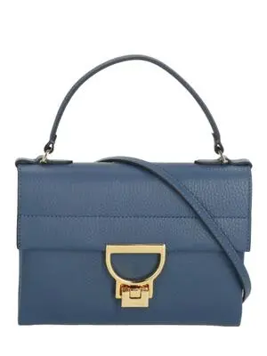 COCCINELLE Mini Arlettis Leather Tote Bag - Blue