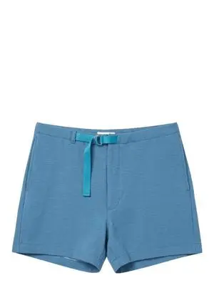 AURALEE Auralee Belted Straight-Leg Shorts