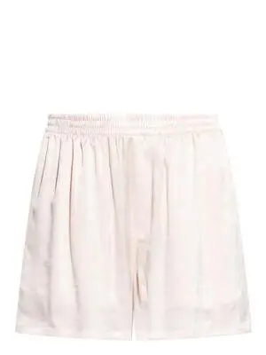 Balenciaga Monogram Elastic Waist Shorts - Pink