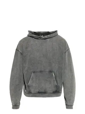 REPRESENT Cotton Hoodie With Kangaroo Pocket - Gray