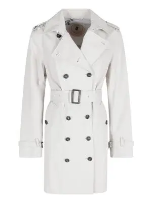 SAVE THE DUCK Save The Duck Double-Breasted Trench Coat