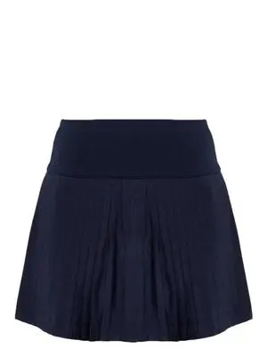 Michael Kors Pleated Mini Skirt - Navy Blue
