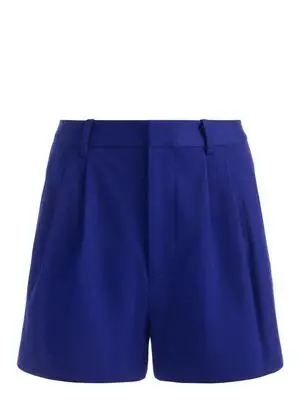 ALICEOLIVIA Alice + Olivia Conry Pleated Short - Blue
