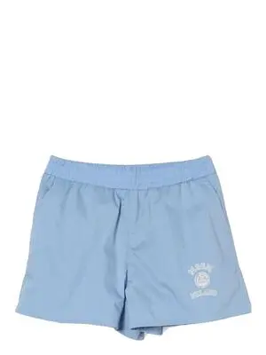 MSGM Logo Detail Shorts - Blue