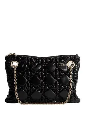 Dior Quilted Chain Shoulder Bag - Black