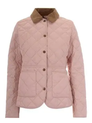 BARBOUR Barbour Deveron Quilted Jacket With Corduroy Collar