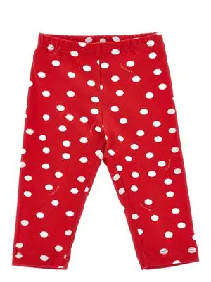 MONNALISA Polka Dot-print Jersey Leggings