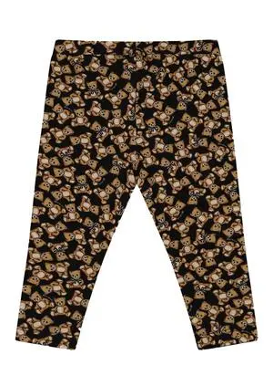 Moschino Graphic-print Leggings - Black