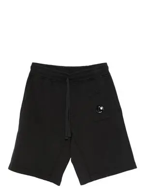 C.P. COMPANY Drawstring Logo Shorts - Black