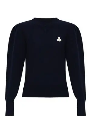Isabel Marant Étoile Kelaya Embroidered Crewneck Jumper - Black