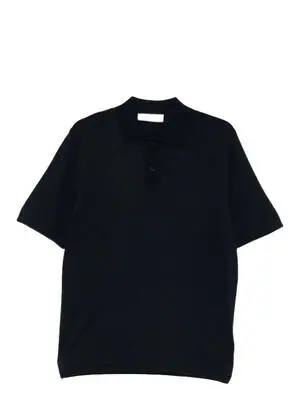SAMSOE SAMSOE Short-sleeved Polo Shirt - Black