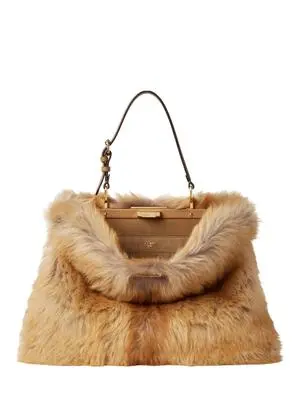 FENDI Fendi Shearling Bag With Twist Lock