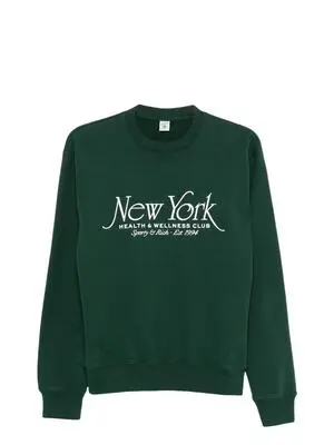 SPORTY  RICH Sporty & Rich Crew Neck Sweatshirt With Printed Logo - Fores