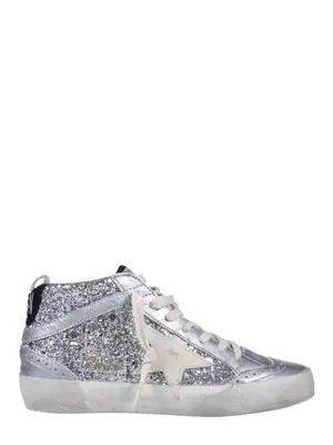 GOLDEN GOOSE Golden Goose Deluxe Brand Mid-Star Glitter Sneakers