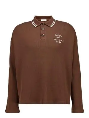 BODE Geneva Waffle Polo - Brown