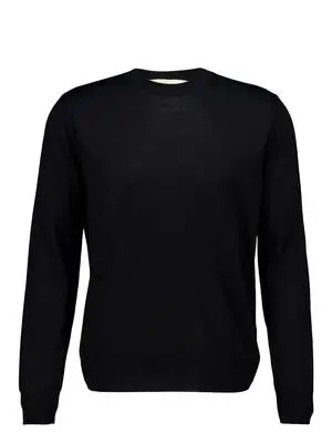 Valentino Garavani Virgin Wool Crew Neck Jumper - Black