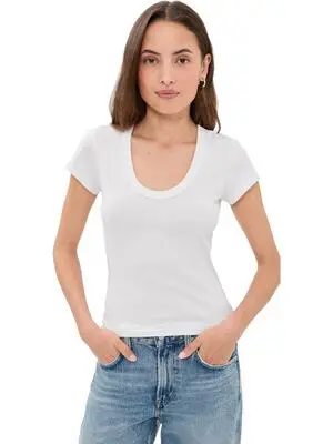 AMO Rumi Tee Cotton Jersey - Eggshell