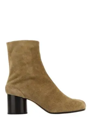MAISON MARGIELA Maison Margiela Beige Suede Tabi Ankle Boots Brown
