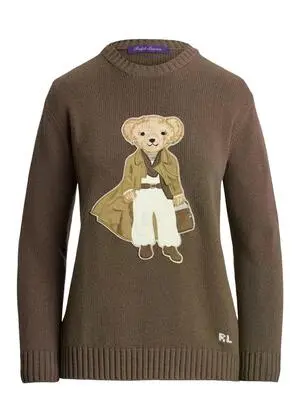 Ralph Lauren Polo Bear Cashmere Sweater - Brown