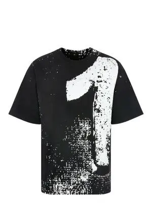 MAISON MARGIELA Numbers Graphic-print T-shirt - Black