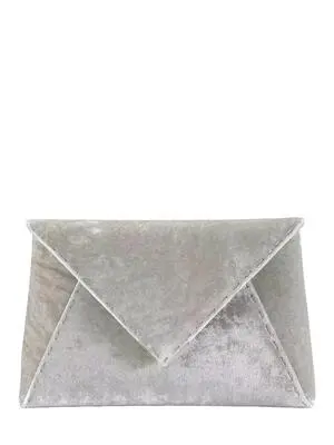 TYLER ELLIS Small Lee Pouchet Velvet Clutch Bag